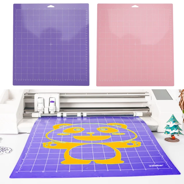 4 PCS MIXED Color PVC Cutting Mat Grid Cutting Pads Cutting Plotter ...