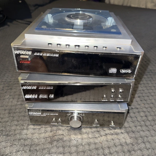 HITACHI AX-M130 HIFI Mini CD/MP3Player with DAB/FM and Amplifier ...