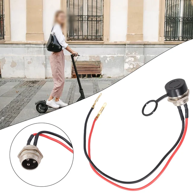 NEW EBIKE BATTERY Charger Port 3 Pin Inline Connector Female Chargers ...