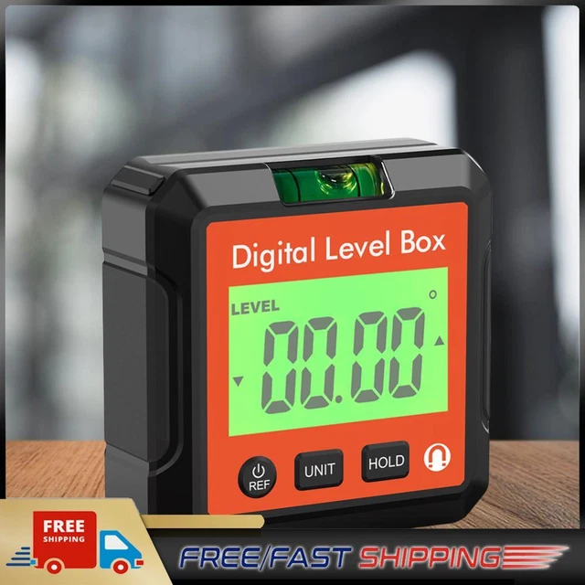 DIGITAL 90 DEGREE Ruler Universal Magnetic Level Angle Finder Measuring ...