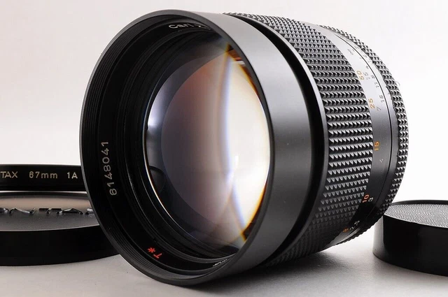 CONTAX CARL ZEISS Planar T* 85 mm f/1,4 AEG, pare-soleil annulaire 67/86 4... EUR 375,96 ...