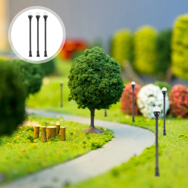 3 PCS SAND Table Model Lamps Landscape Street Lamp Model Park Park Lamp ...