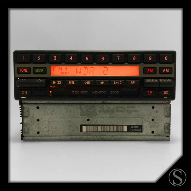 BECKER MEXICO 2000 Radio BE1460 pour Mercedes W201 W124 W126 W140 R129 ...