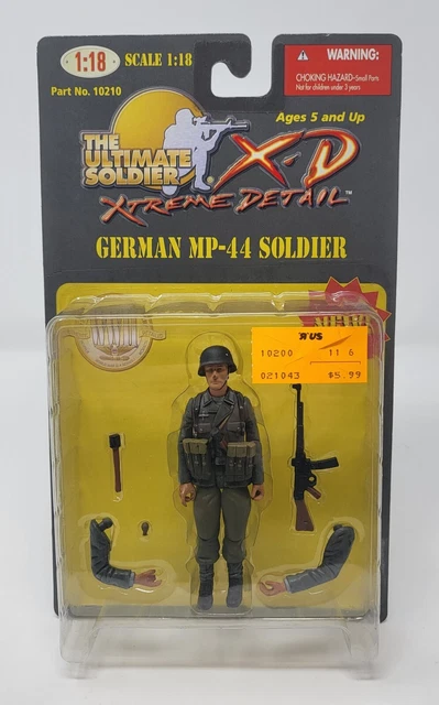 ULTIMATE SOLDIER XD 1:18 Scale Figure WWII German MP-44 Soldier Part No ...