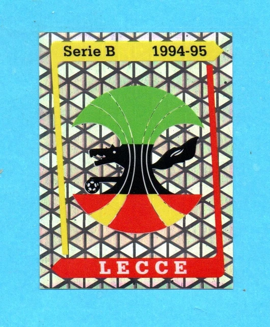 PANINI CALCIATORI 1994-95- Figurina n. 447- LECCE -SCUDETTO/BADGE-NEW ...