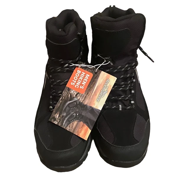 MEN'S ADVENTURIDGE HIKING Boots Size 10 Brand New W/ Tags Black Model 2 ...