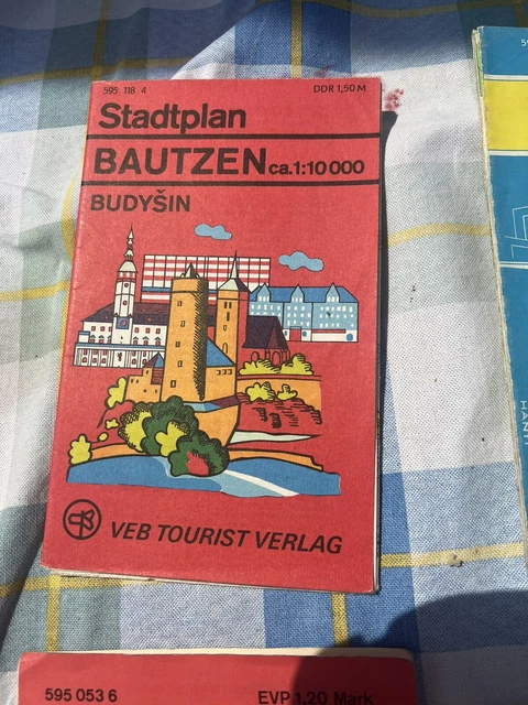 DDR STADTPLAN CITY Map BERNBURG VEB Landkartenverlag 2. Auflage 1975 ...