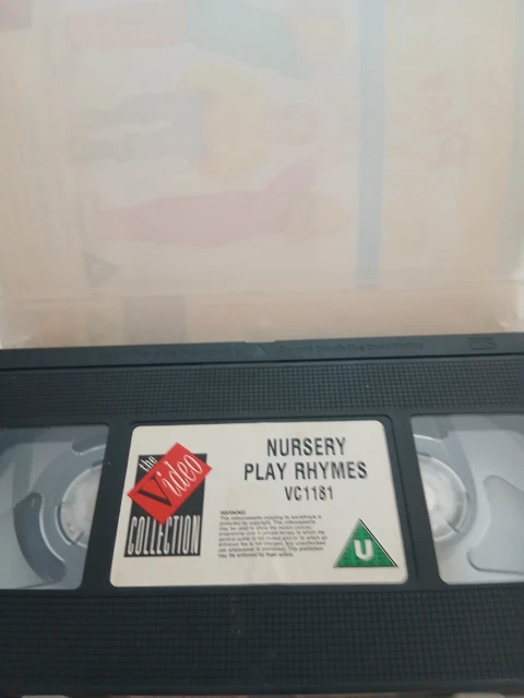 NURSERY PLAY RHYMES VHS with Elizabeth Watts (1990) *Tested* Vintage ...