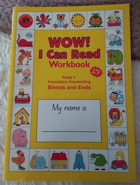 CHILDRENS BOOK WOW I CAN READ Foundation Handwriting Workbook Stage 2 ...