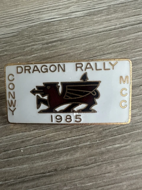 DRAGON RALLY 1985 Enamel Motorcycle Pin Badge . £38.00 - PicClick UK