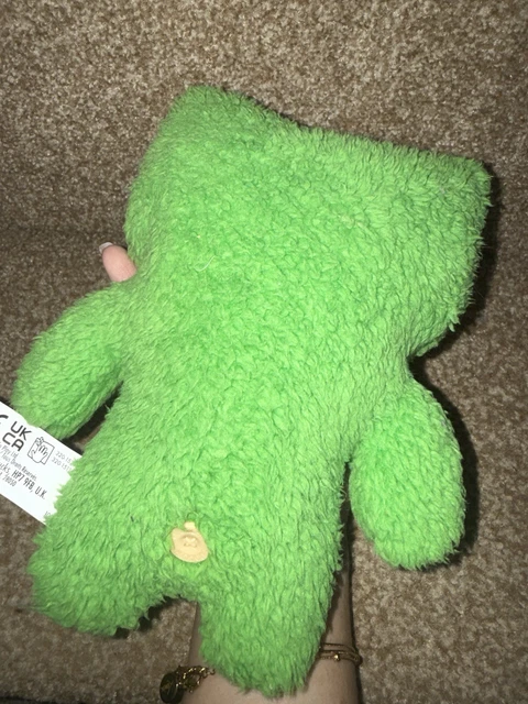 RARE FUGGLER MUNCH Munch Green Funny Ugly Monster 9" Snuggler Edition ...