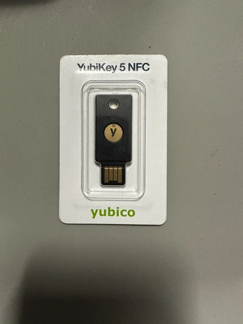 YUBICO YUBIKEY 5 NFC Two Factor Authentication USB-A and NFC Security ...