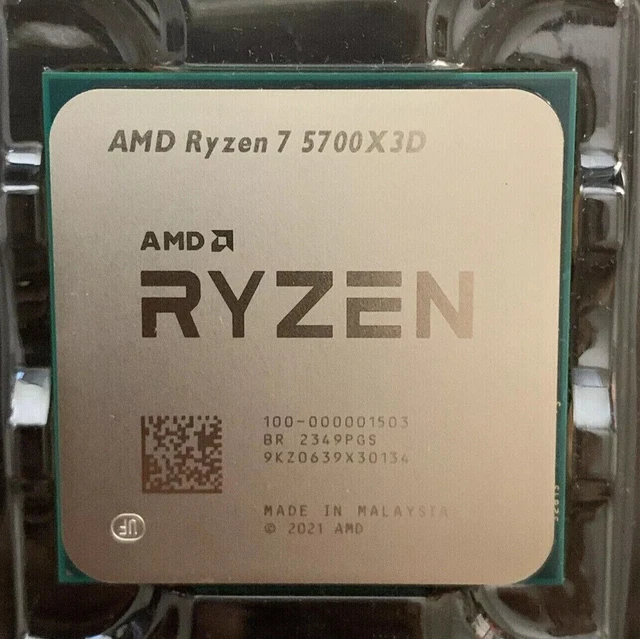 AMD RYZEN 7 5700X3D 8-Core 16-Thread 4.1GHz Socket AM4 Desktop Gaming ...