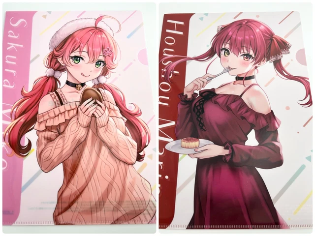 SAKURA MIKO HOUSHOU Marine LIMITED hololive A4-sized plastic file ...