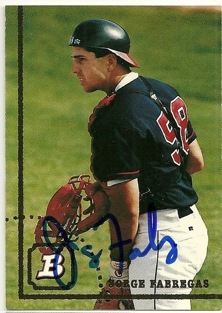 1994 BOWMAN JORGE FABREGAS Carte Signée Autographe ANGELS Miami Beach ...