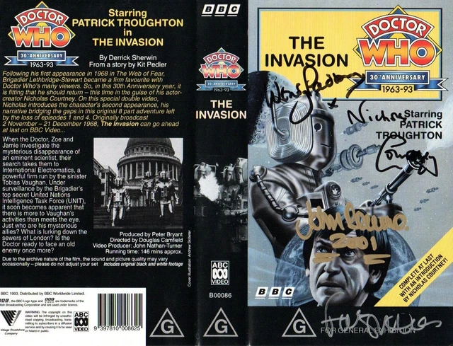 Doctor Who Vhs Covers FOR SALE! - PicClick UK