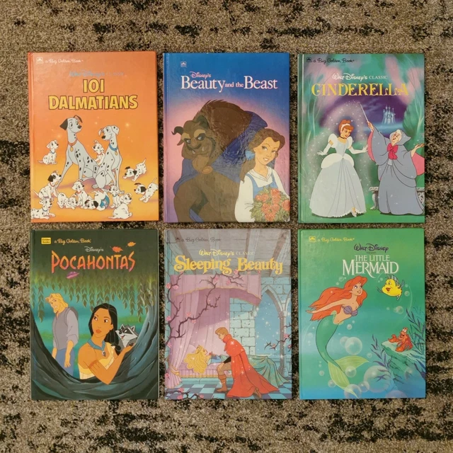 LOT OF 6 Big Golden Disney Classic Oversized Hardcover Picture Books ...
