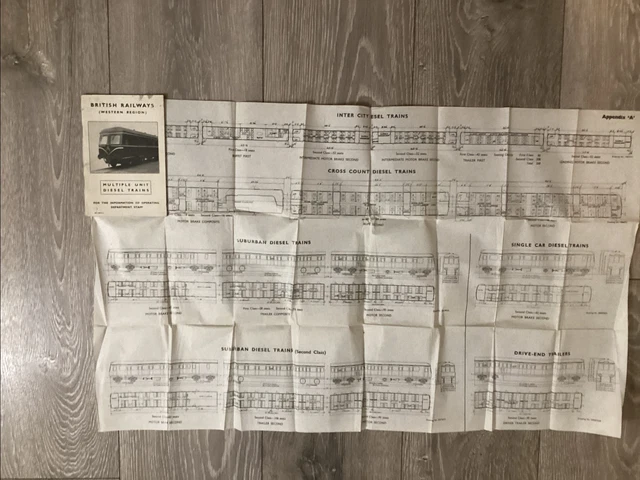BRITISH RAILWAYS DIESEL Rail Car Instruction 2 Documents £26.72 ...