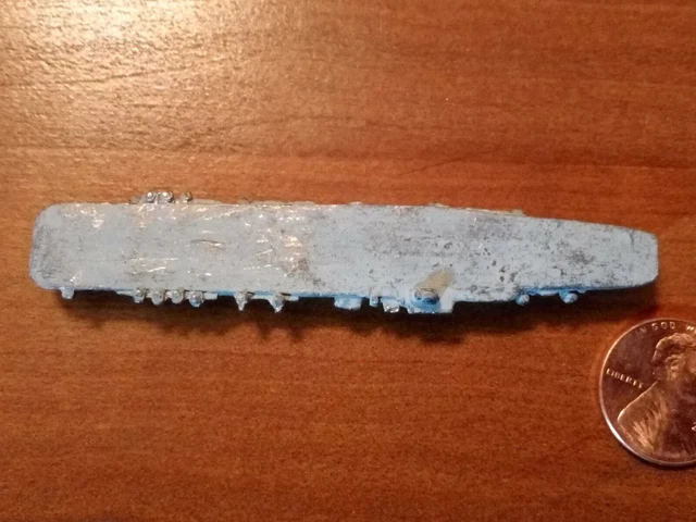 DAVCO WWII MICRONAUT 1/3000 Scale Japanese CV Kaga ? #5210? Painted £4. ...