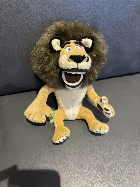 DREAMWORKS MADAGASCAR ALEX The Lion Soft Plush Stuffed Toy 13” 2004 £7. ...