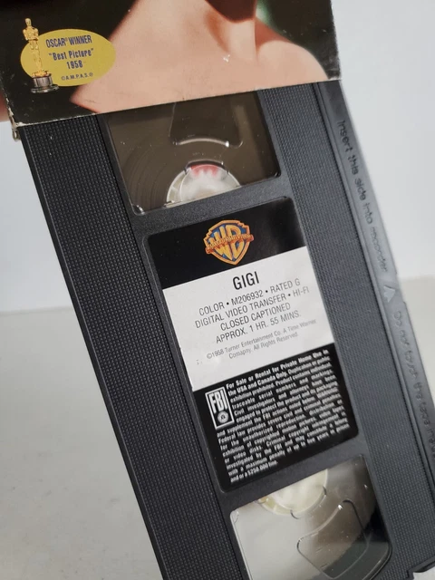 GIGI (VHS 1958) Leslie Caron, Maurice Chevalier, Louis Jourdan, MGM ...