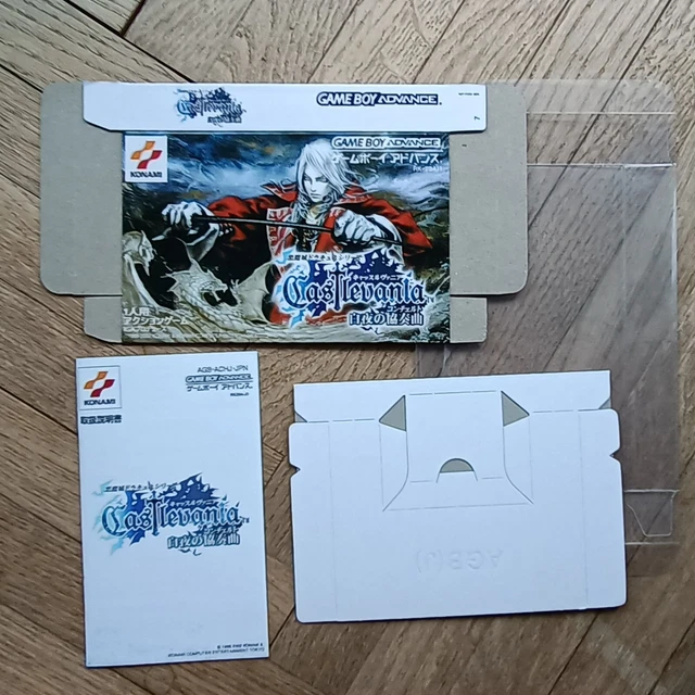 CASTLEVANIA HARMONY OF Dissonance Game Boy Advance Repro box Scatola ...
