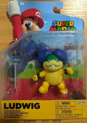 LUDWIG WITH MAGIC Wand Super Mario World of Nintendo 2.5" Figure ...
