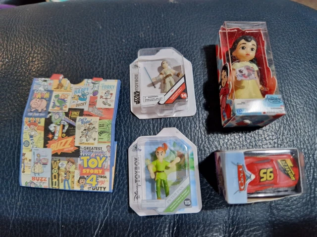 DISNEY STORE MINI Brands Series 2 Peter Pan Toy Story Mulan Rey Cars £5 ...