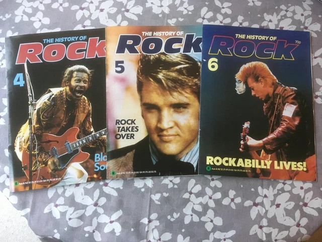 HISTORY OF ROCK MAGAZINE - Issues 4, 5 & 6 (Orbis 1982) £2.50 - PicClick UK