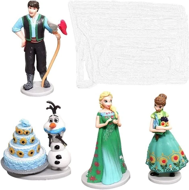 4 PZ ACTION figure coration torta, compleanno principessa congelata EUR ...