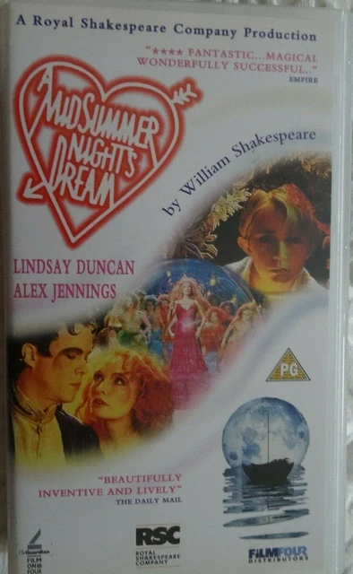 A MIDSUMMER NIGHT'S Dream VHS, RSC Production, Lindsay Duncan, Alex ...