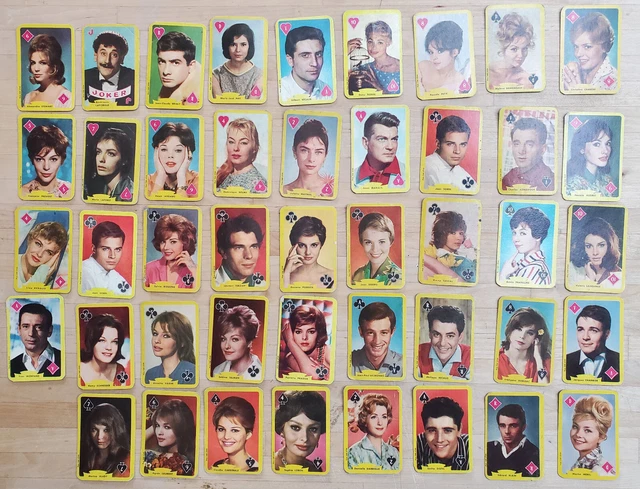 MINI JEU DE Cartes - Photos Stars Vedettes Cinéma Chanson- INCOMPLET ...