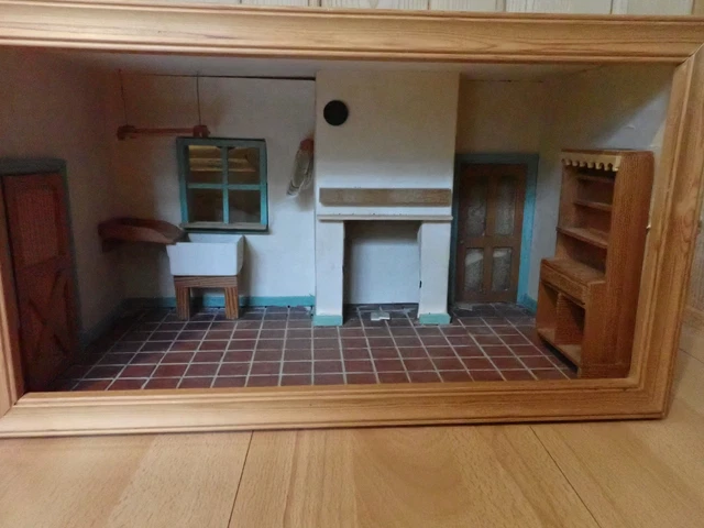 ROOM BOX - Old Fashioned Kitchen 1/12th. Collection Only £42.30 ...