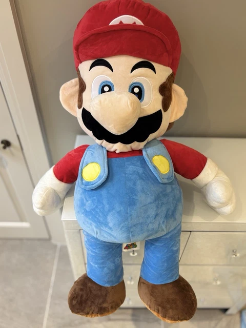 MARIO GIANT 36” Plush Toy - Super Mario Nintendo Official - EXCELLENT ...