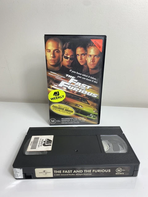 THE FAST AND The Furious Ex Rental VHS PAL £17.56 - PicClick UK