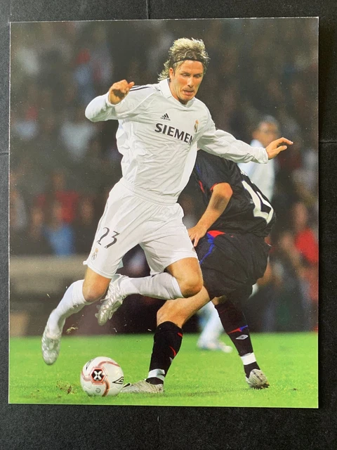 DAVID BECKHAM, REAL Madrid, Rare French Football Card Collector EUR 29 ...