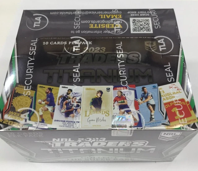 2023 TLA NRL Traders Titanium Trading Card Hobby Factory Box (36 Packs) $205.00 - PicClick AU