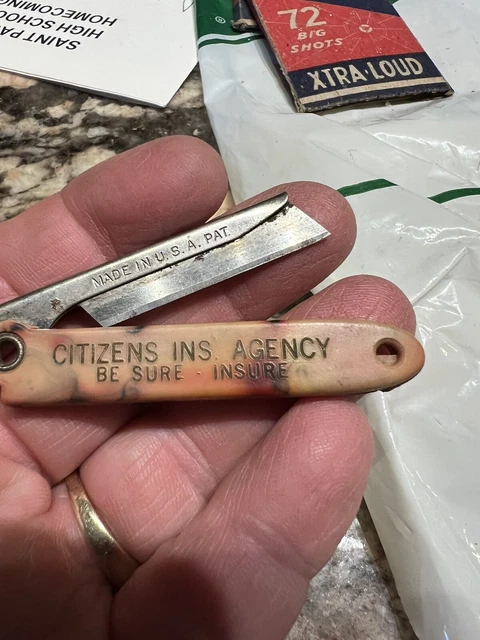 VINTAGE GITS RAZOR Nife-Cheney Kansas-Citizens State Bank-Insurance ...