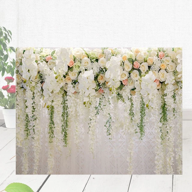 3D PHOTOGRAPHIC BACKDROP Rose Orchid Printing Photo Backdrop for ...