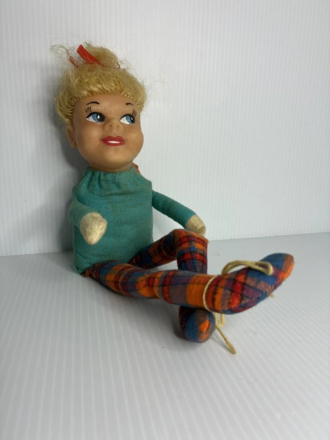 VINTAGE 60S DOLL Very Retro- Doris Day look - cloth body Cute and ...