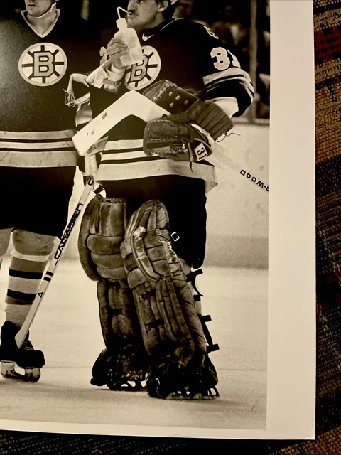 1982 MARCO BARON Nhl Hockey Goalie Type 1 Photo Mike O’connell Boston ...