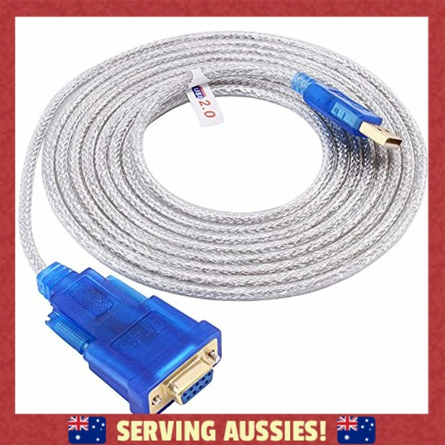 3M USB TO Female Serial Port Adapter Cable with FTDI Chipset Supports ...