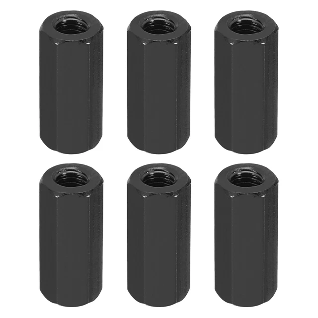 M3 HEX NUTS 6pcs M3 Threaded Spacers Aluminum 12mm L Female Metal ...