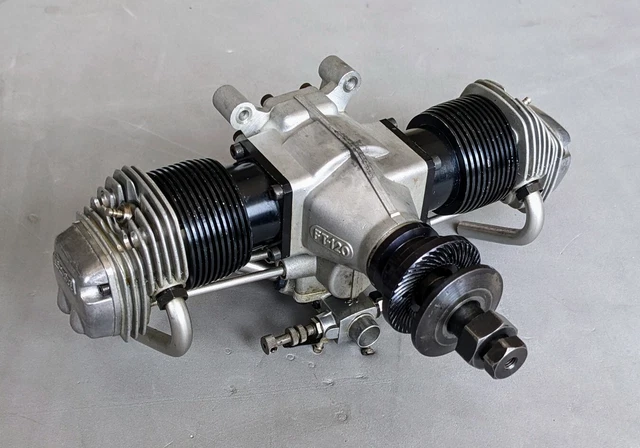 OS ENGINE FT-120 Twin Cylinder Four Stroke Glow Engine EUR 418,62 ...