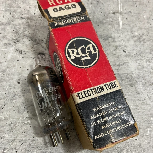 VINTAGE RCA RADIOTRON 6AG5 Vacuum Electron Tube Radio Corporation of America £24.00 - PicClick UK
