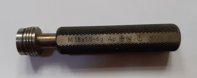 GEWINDE LEHRDORN M 18 x 1,5 - 6g Ap Feingewinde Gewindelehrdorn LMW15 EUR 29,99 - PicClick DE