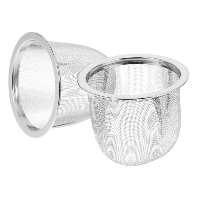 2 PCS TEA Steeper Filter Infuser for Teapot Fine Strainer Basket $15.68 ...