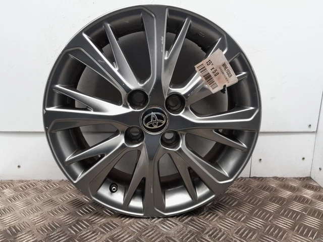 ALLOY WHEEL TOYOTA YARIS 15 Inch Rim 4x100 ET39 42611-0DG70 £51.00 ...