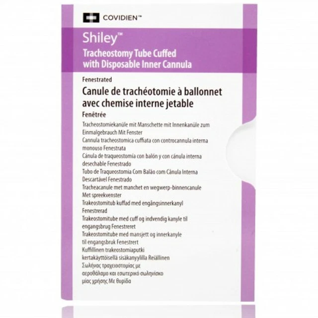 *1-BOX* COVIDIEN SHILEY Tracheostomy Tube Cuffless Inner Cannula 6.4 mm ...