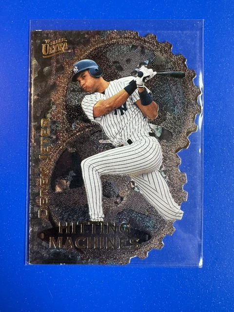 1997 ULTRA HITTING Machines DEREK JETER #7 Die-Cut New York Yankees SP ...